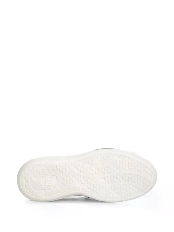 Liu Jo Rhinestone-logo Suede Sneakers