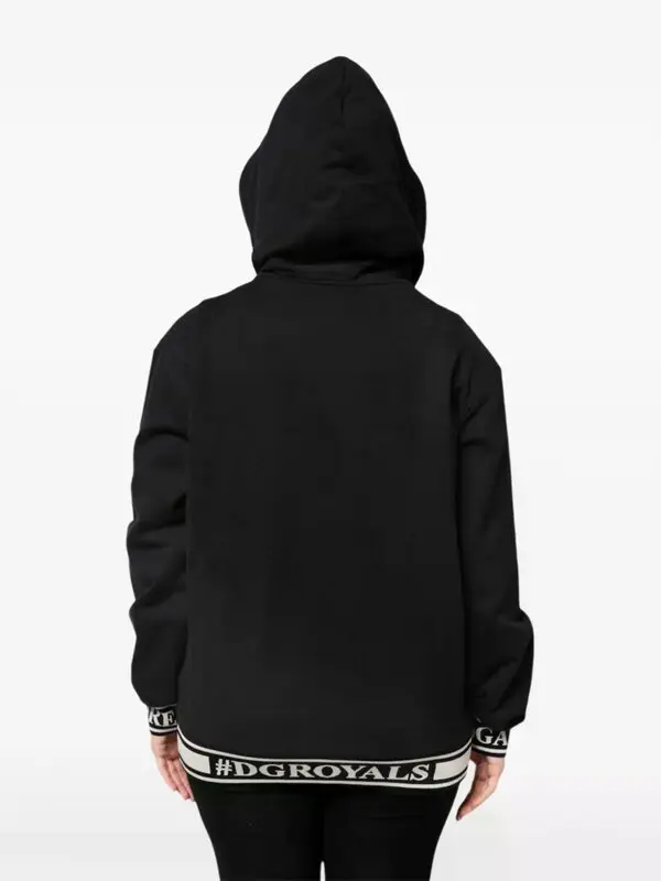 Dolce & Gabbana Logo Band Zip-up Hoodie