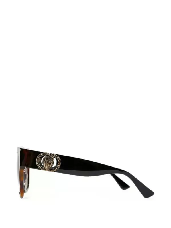 Kurt Geiger Chelsea Tortoiseshell-effect Square Frame Sunglasses - Brown