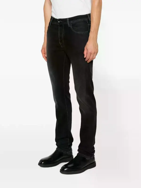 Jacob Cohen Logo-patch Slim-fit Jeans