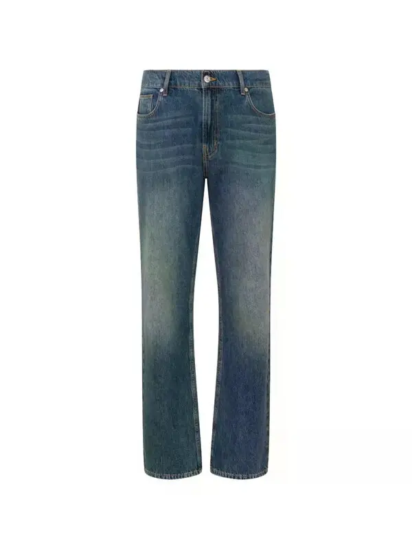 Moschino Faded Straight-leg Jeans