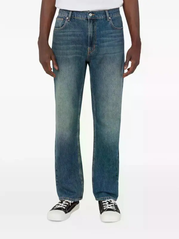 Moschino Faded Straight-leg Jeans