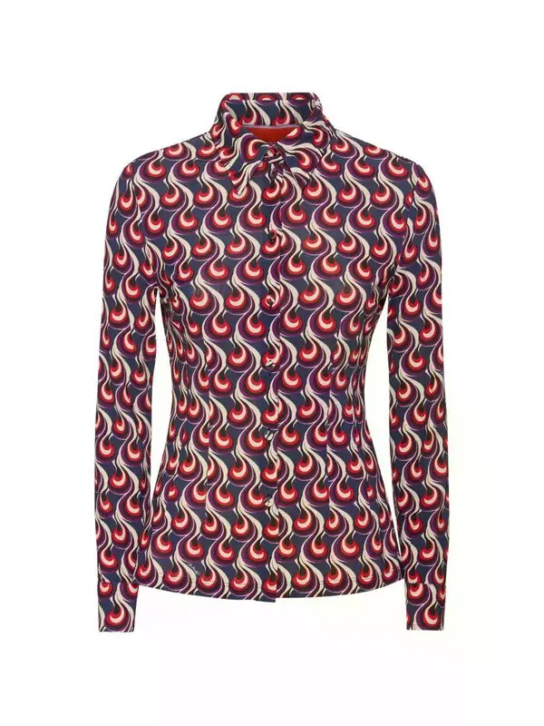 La DoubleJ Fitted Printed Shirt