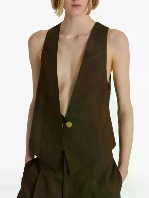 Alberta Ferretti Button-fastening Waistcoat