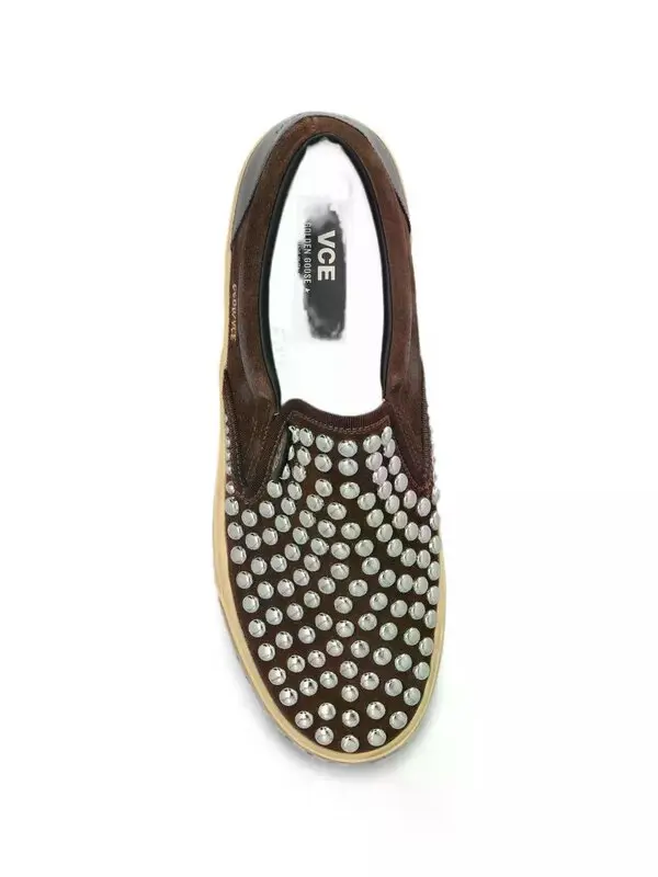 GOLDEN GOOSE Stud-embellished Slip-on Sneakers