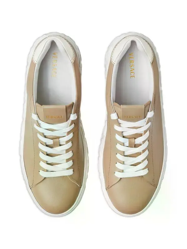 Versace Greca Leather Sneakers