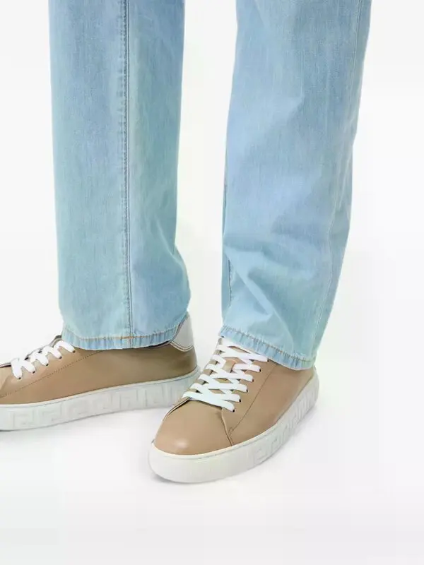 Versace Greca Leather Sneakers
