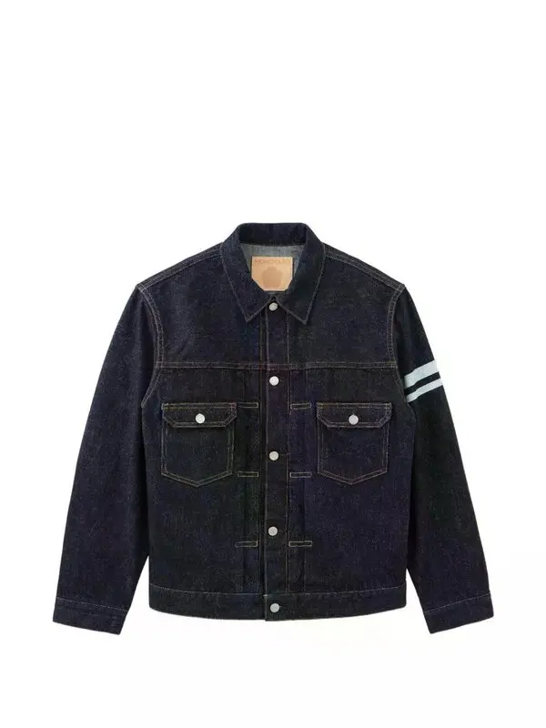 MOMOTARO Classic Stripe Detail Denim Jacket