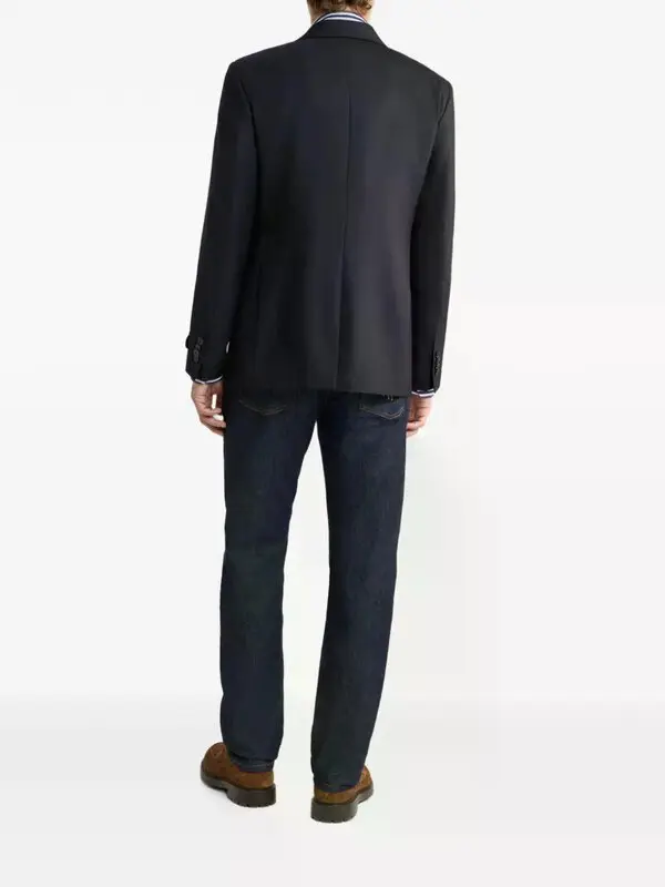Etro Single-breasted Wool-blend Flannel Jacket