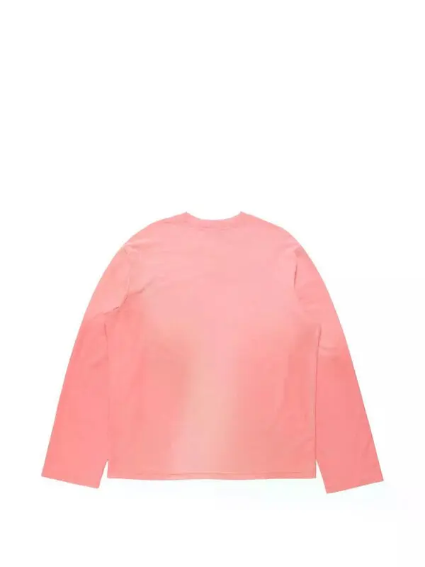 Acne Studios Spray Effect Logo Long Sleeve T-shirt