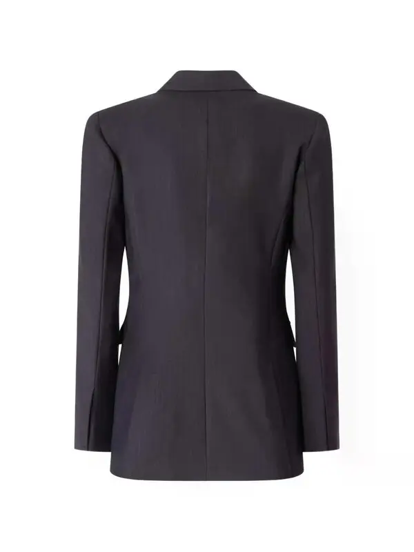 Pinko Double-breasted Pinstripe Blazer