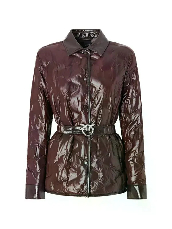Pinko Quilted Belted Jacket