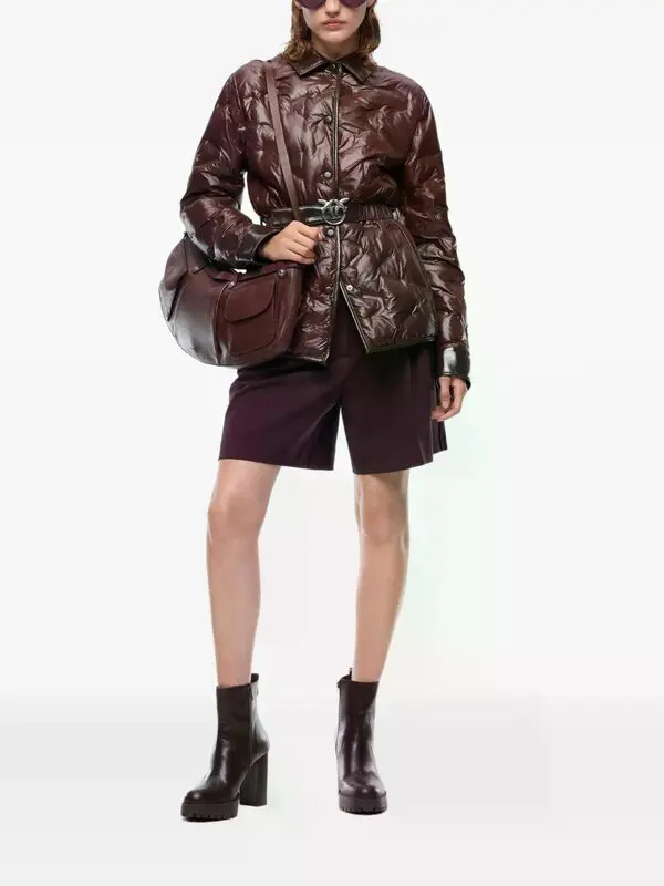Pinko Quilted Belted Jacket