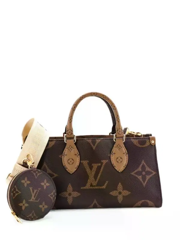 LOUIS VUITTON Onthego Tote Reverse Monogram Giant East West Shoulder Bag