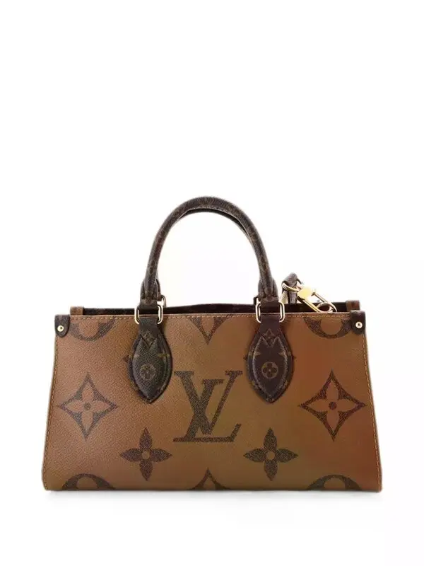 LOUIS VUITTON Onthego Tote Reverse Monogram Giant East West Shoulder Bag