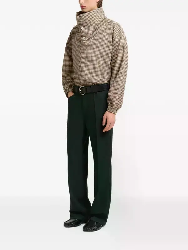 Marni Pressed-crease Straight-leg Trousers