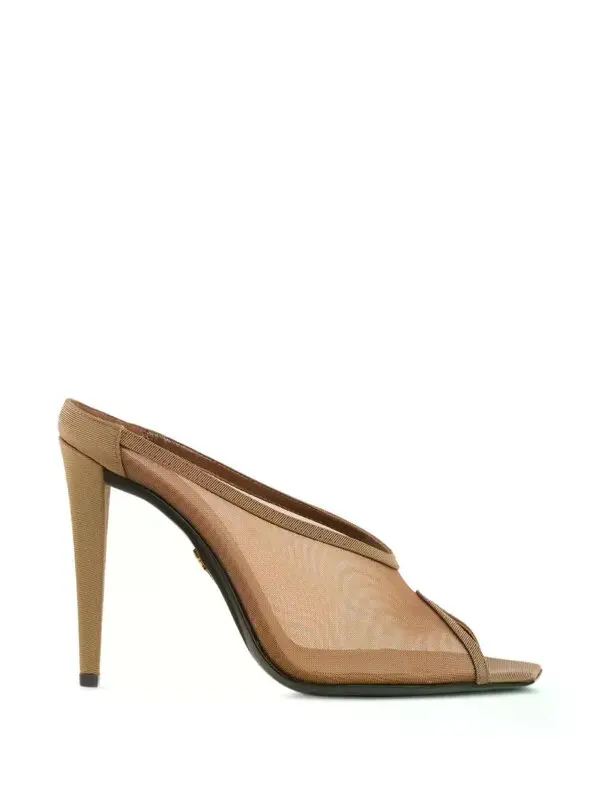 GIUSEPPE ZANOTTI Guepiere 105 Mules - Neutrals