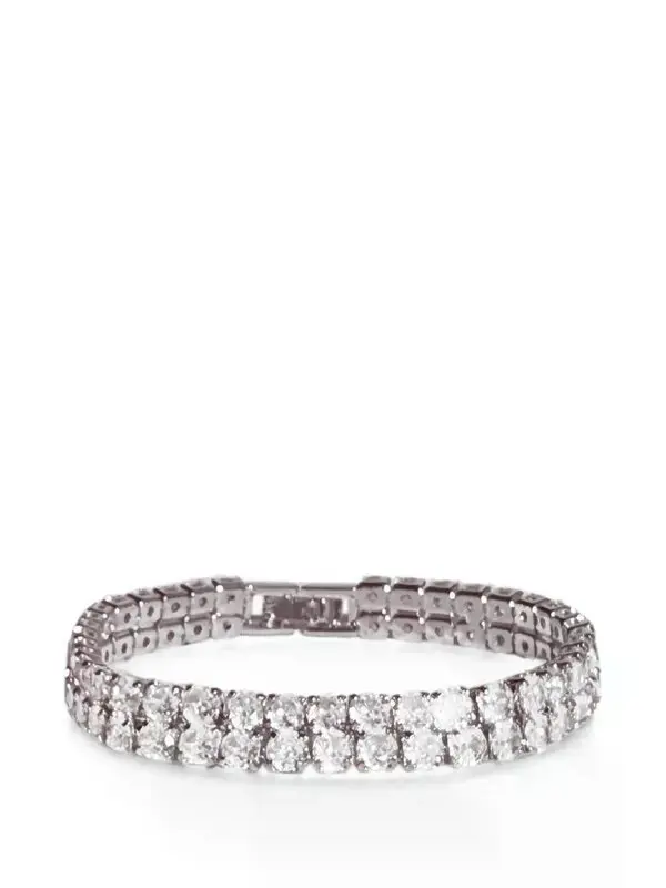 HZMER JEWELLERY Sunspill Drops Tennis Bracelet - Silver