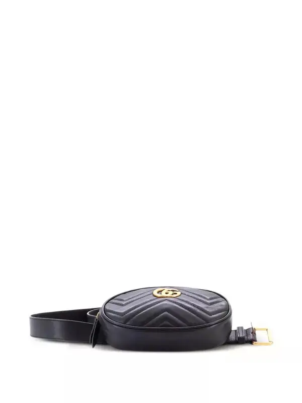 Gucci Gg Marmont Matelassé Leather Belt Bag