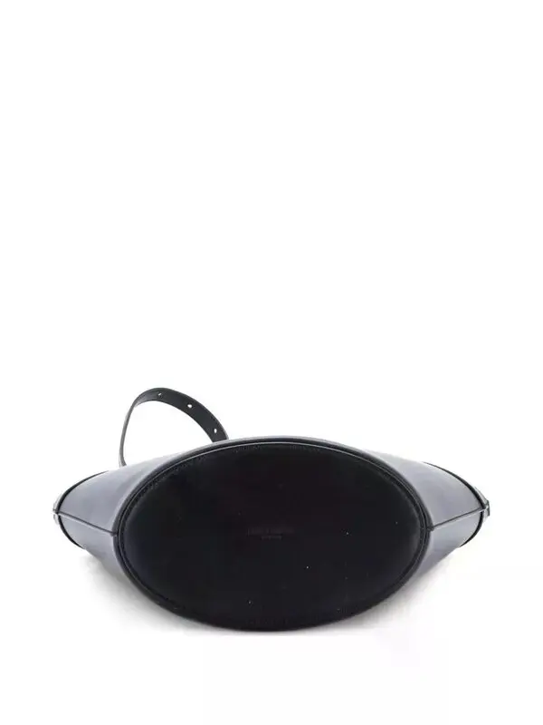 Saint Laurent Celia Leather Mini Bucket Bag - Black