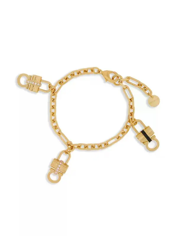 FERRAGAMO Padlock Charm Bracelet - Gold
