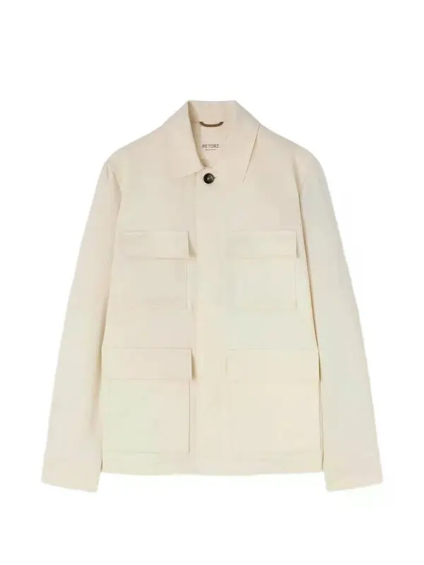 RETORI Pocket-detail Linen Jacket