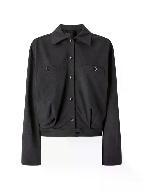 Pinko Pleated Detail Button Jacket