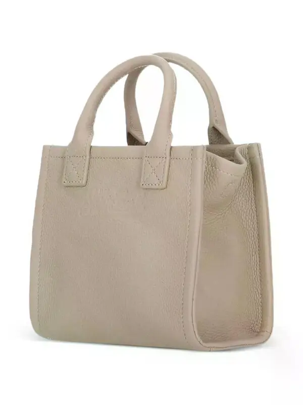 MC2 SAINT BARTH Mini Vanity Embossed Tote Bag - Neutrals