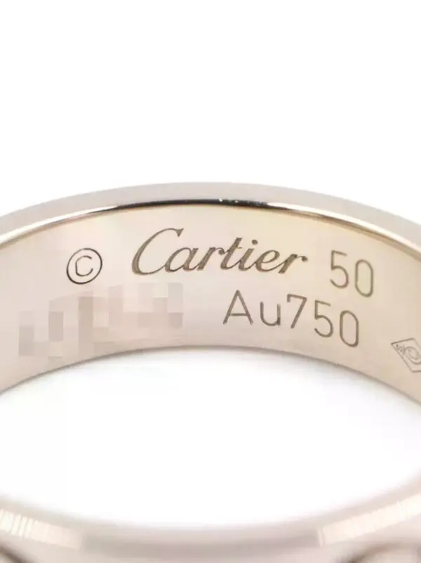 Cartier 18k White Gold Love Ring