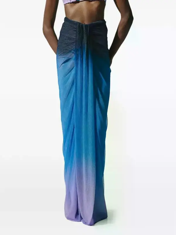 BAOBAB Nia Mesh Maxi Skirt - Blue