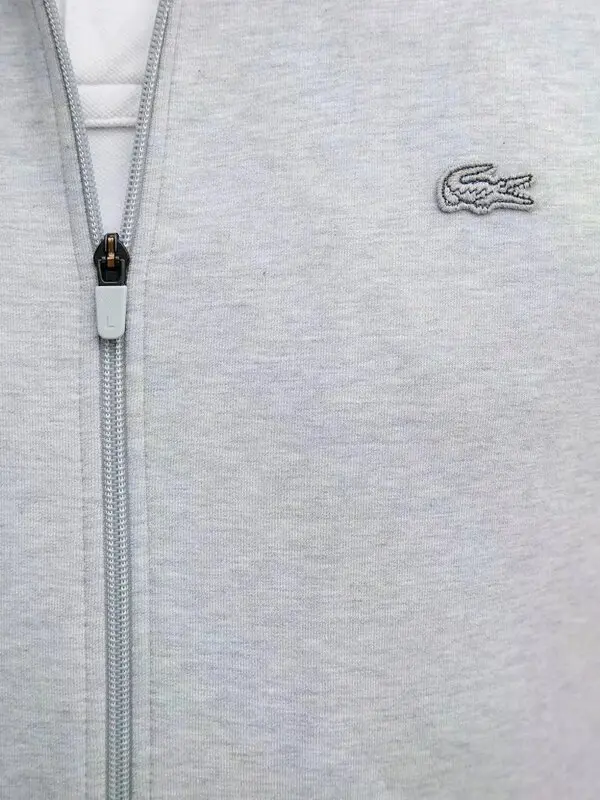 Lacoste Logo-patch Zip-up Sweater