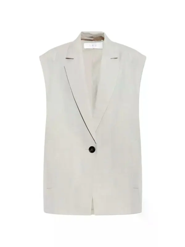 IRO PARIS Soledad Single-breasted Vest - Grey