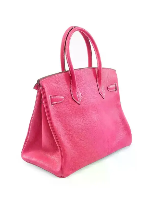 Hermès 2009 Birkin 30 Verso Tote Bag - Pink