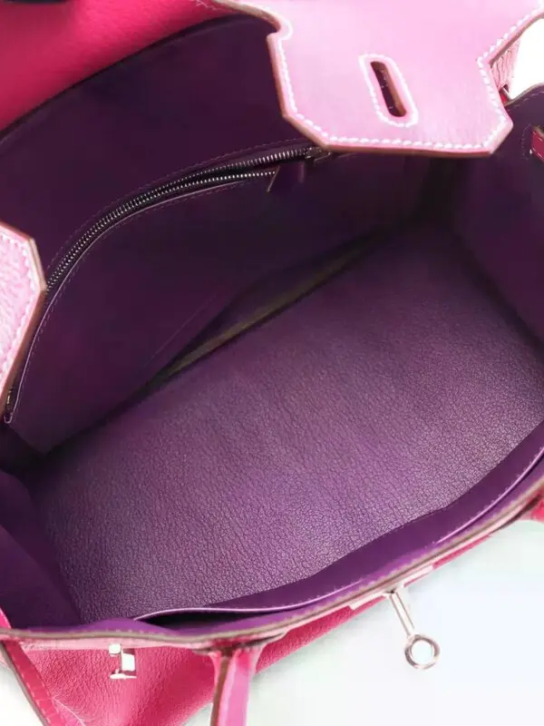 Hermès 2009 Birkin 30 Verso Tote Bag - Pink