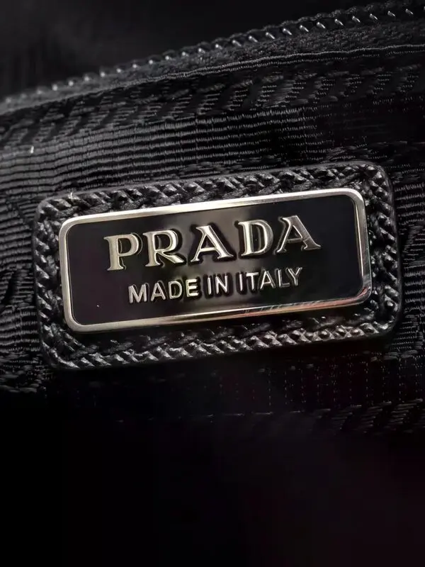 Prada Re-nylon Saffiano Leather Clutch Bag