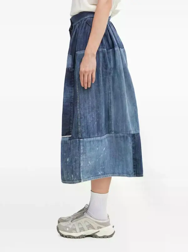 Visvim Patchwork Denim Skirt