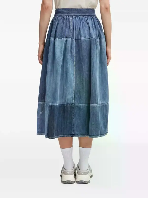Visvim Patchwork Denim Skirt