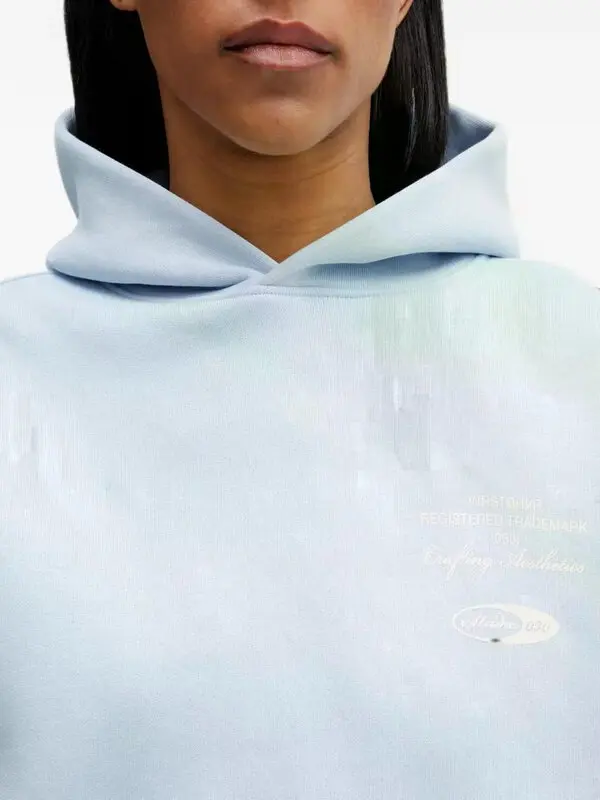WRSTBHVR Studio V13 Logo-print Hoodie