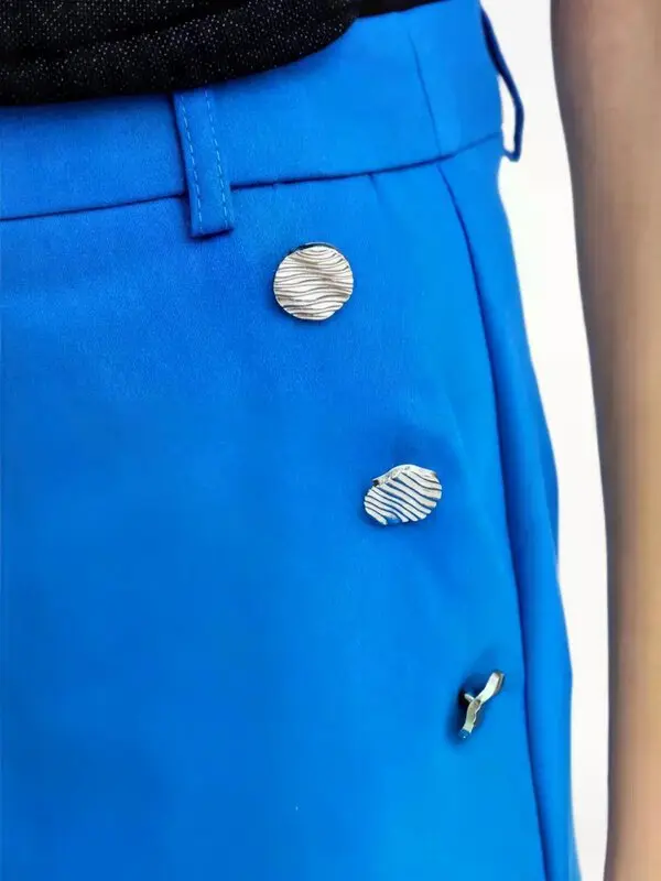 MORGAN Button-embellished Tailored Trousers