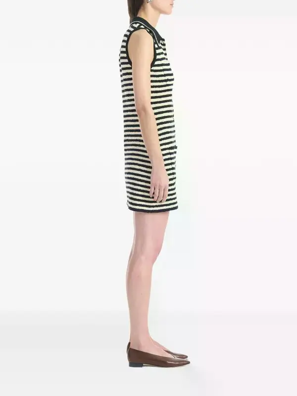 Altuzarra Mamie Striped Knit Mini Dress - Neutrals