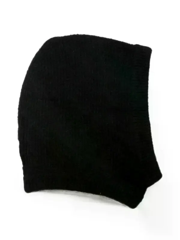 Rick Owens Ribbed-knit Balaclava - Black