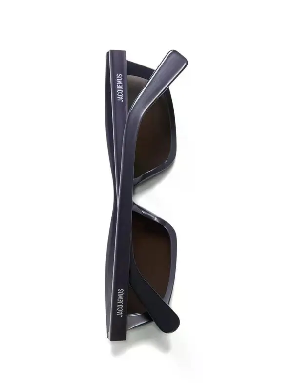 Jacquemus Rectangle Frame Sunglasses - Silver