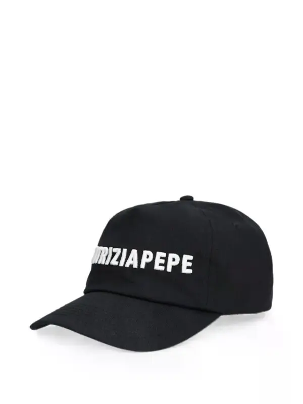 Patrizia Pepe Logo Baseball Cap - Black