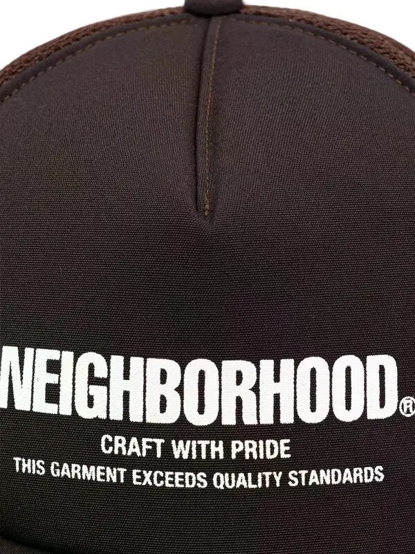 NEIGHBORHOOD Logo Mesh Cap - Brown