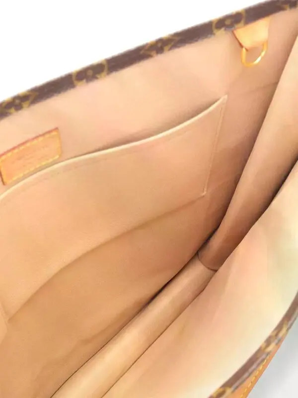 LOUIS VUITTON Sac Plat Monogram Tote Bag - Brown