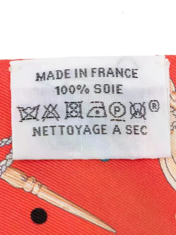 Hermès 2000-2026 Les Cles A Pois Silk Twilly Scarf Scarves - Multicolour