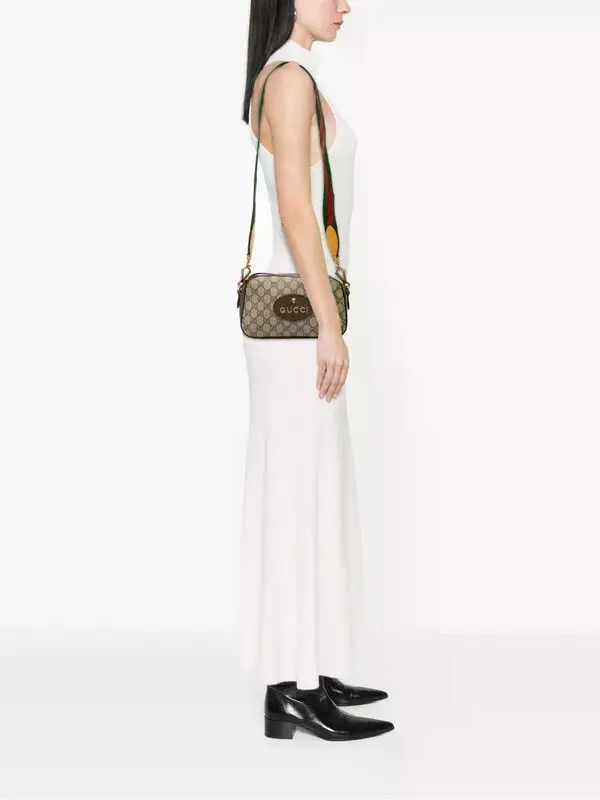 Gucci Gg Supreme Web Neo Vintage Crossbody Bag