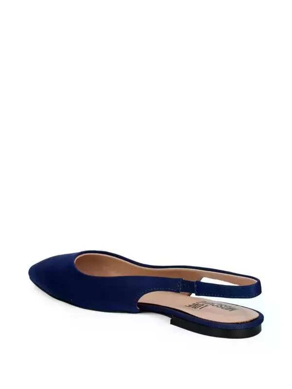 Moschino Logo-print Slingback Pumps