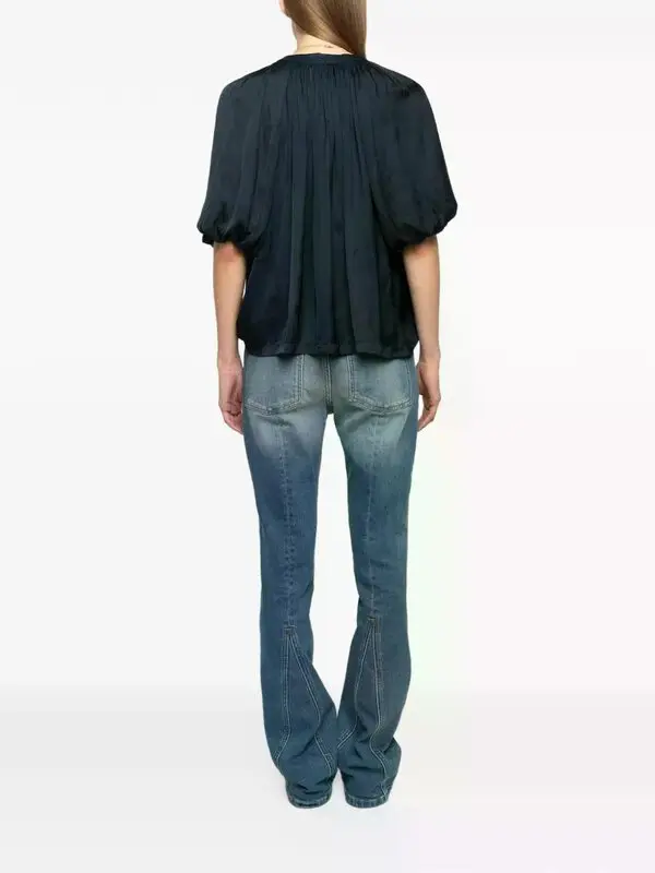 Zadig&Voltaire Teko Satin Blouse - Blue