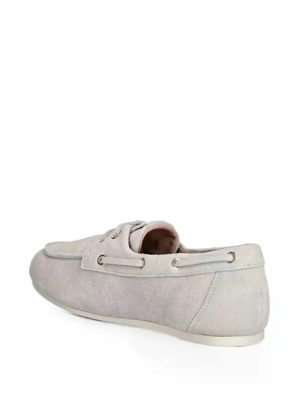 Moschino Suede Boat Shoes